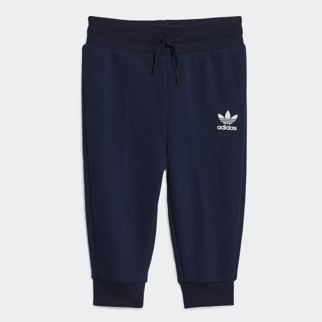 【adidas 愛迪達】套裝 上衣 長褲 大童 男童 女童 長袖上衣 運動 國際碼 CREW SET 藍 IC3023 - momo購物網 ...