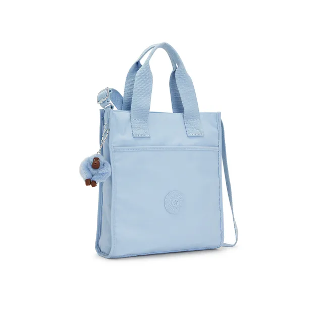 【KIPLING官方旗艦館】淺蔥水藍色手提斜背托特包-INARA M - momo購物網 - 好評推薦 -2023年8月