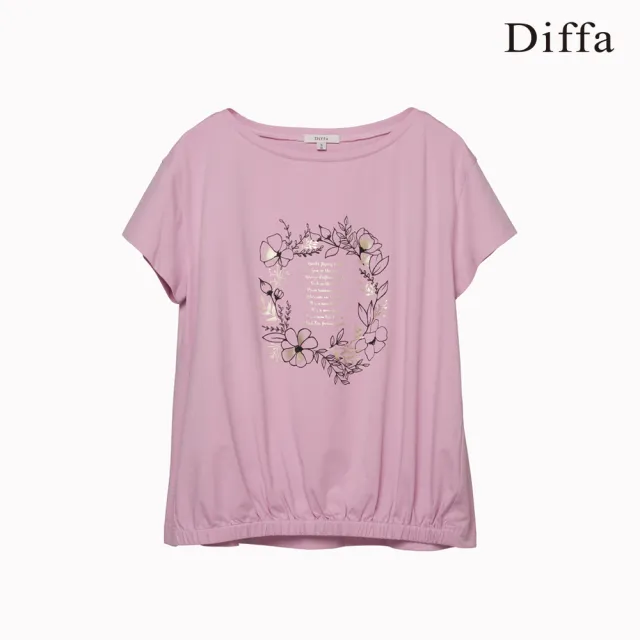 【Diffa】燙金印花上衣-女 - momo購物網 - 好評推薦 -2023年8月
