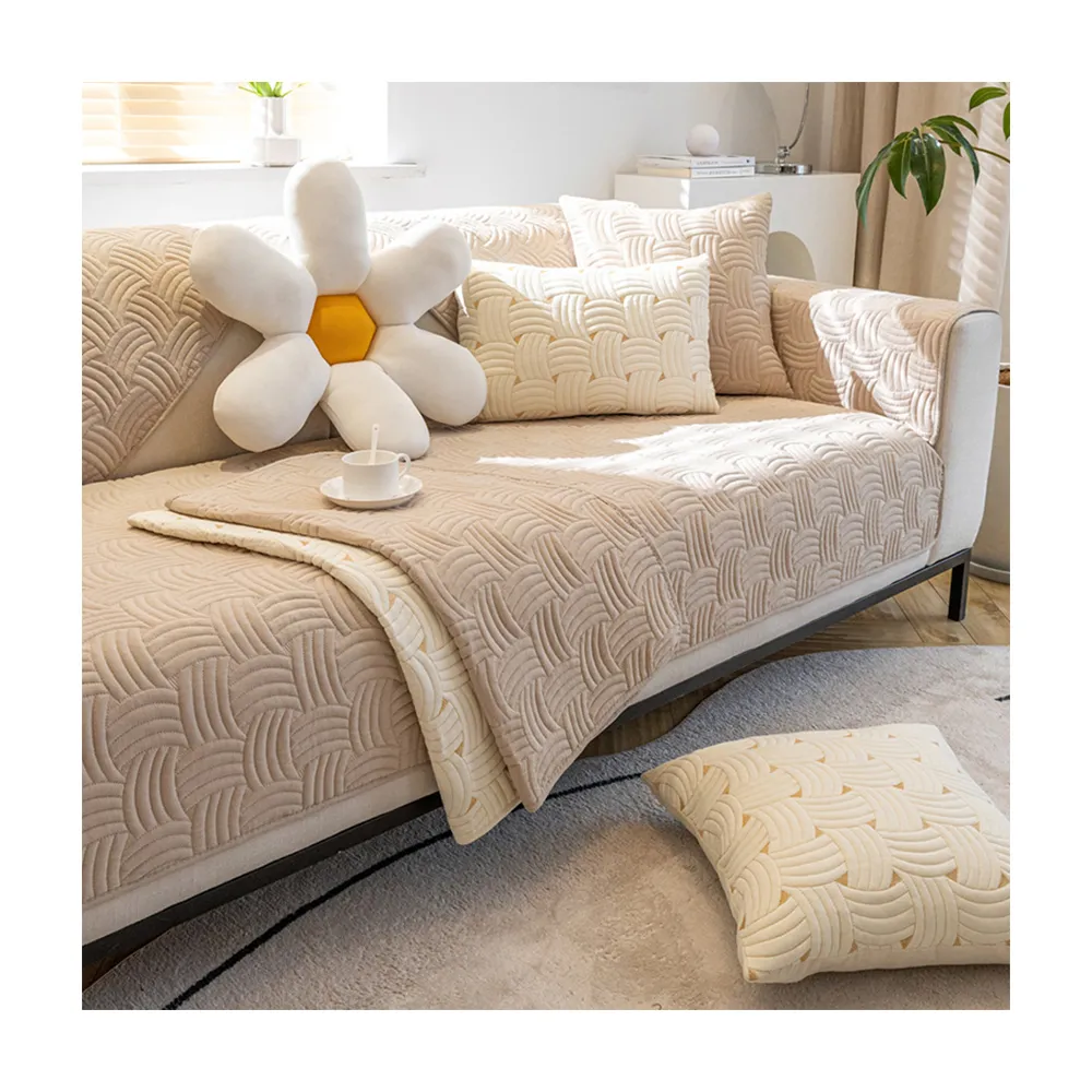 【eeno】四人座 立體感絎縫全棉沙發墊(90×240cm) - momo購物網 - 好評推薦 -2024年3月