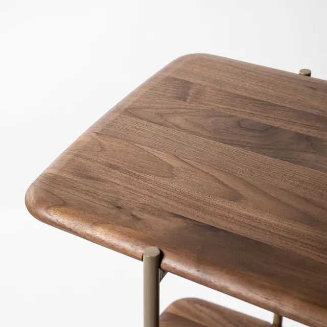 【HOLA】CORE ONE自然風胡桃實木三層層架140x37x93 - momo購物網 - 好評推薦 -2023年9月