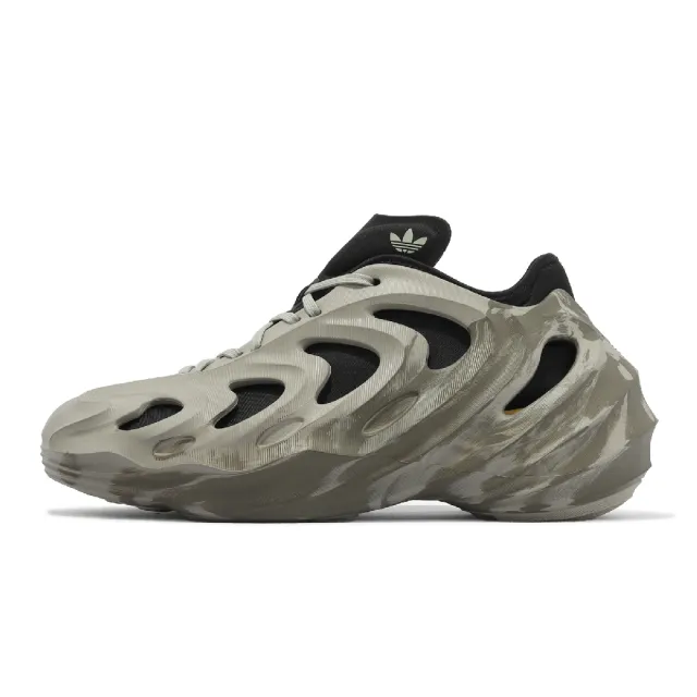 【adidas 愛迪達】休閒鞋 adiFOM Q 大理石紋 綠 黑 洞洞鞋 鏤空 可拆卸 三葉草 男鞋 愛迪達(GW2218) - momo ...