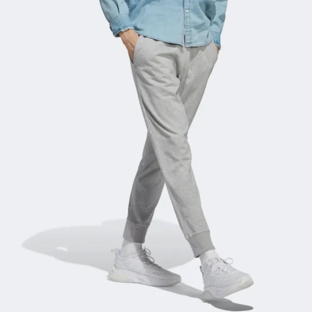 【adidas 愛迪達】M SL SJ TC PT 男 長褲 錐形褲 運動 休閒 訓練 中腰 舒適 穿搭 灰(IC9419) - momo購物 ...