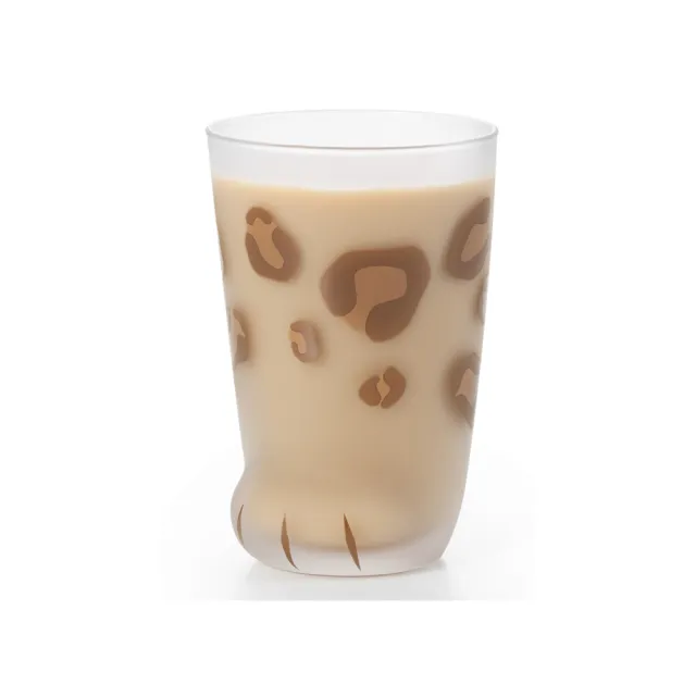 【ADERIA】貓腳杯 300ml 1入 虎斑款 日本製(貓腳杯 貓掌杯 貓咪杯 飲料杯) - momo購物網 - 好評推薦