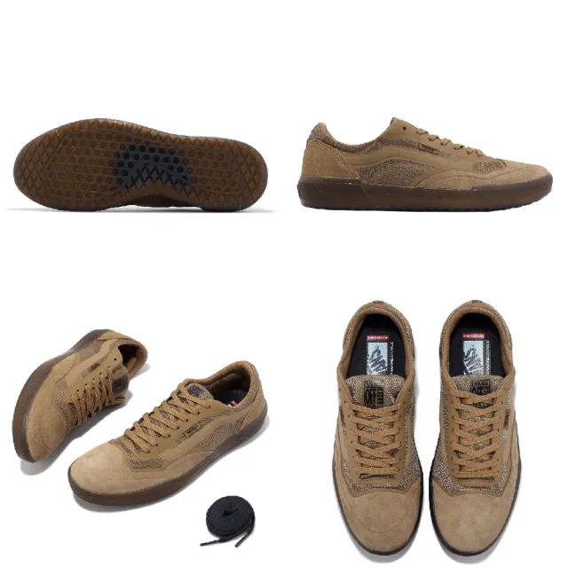 【VANS】滑板鞋 AVE 男鞋 棕 Anthony Van Engelen 果凍底 吸震 低筒 休閒鞋(VN0A5JIBLV9 ...