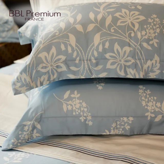 【BBL Premium】100%天絲印花床包被套組-藍茵花漾(加大) - momo購物網 - 好評推薦 -2024年6月