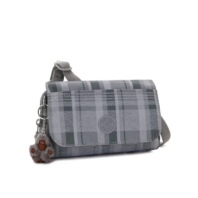 【KIPLING官方旗艦館】輕灰蘇格蘭紋小巧側肩隨身包-AVERILL - momo購物網 - 好評推薦 -2023年10月
