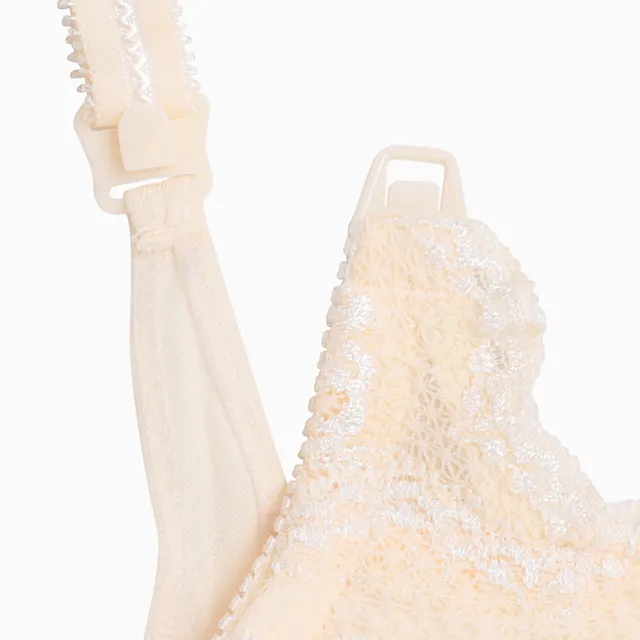 【Gennies 奇妮】超值*不思翼蕾絲美形深V哺乳內衣(淡黃GA14) - momo購物網 - 好評推薦