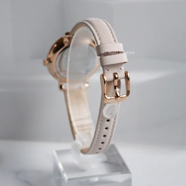 【FOSSIL】Jacqueline 粉色款 皮革腕錶(ES3988) - momo購物網 - 好評推薦 -2024年2月