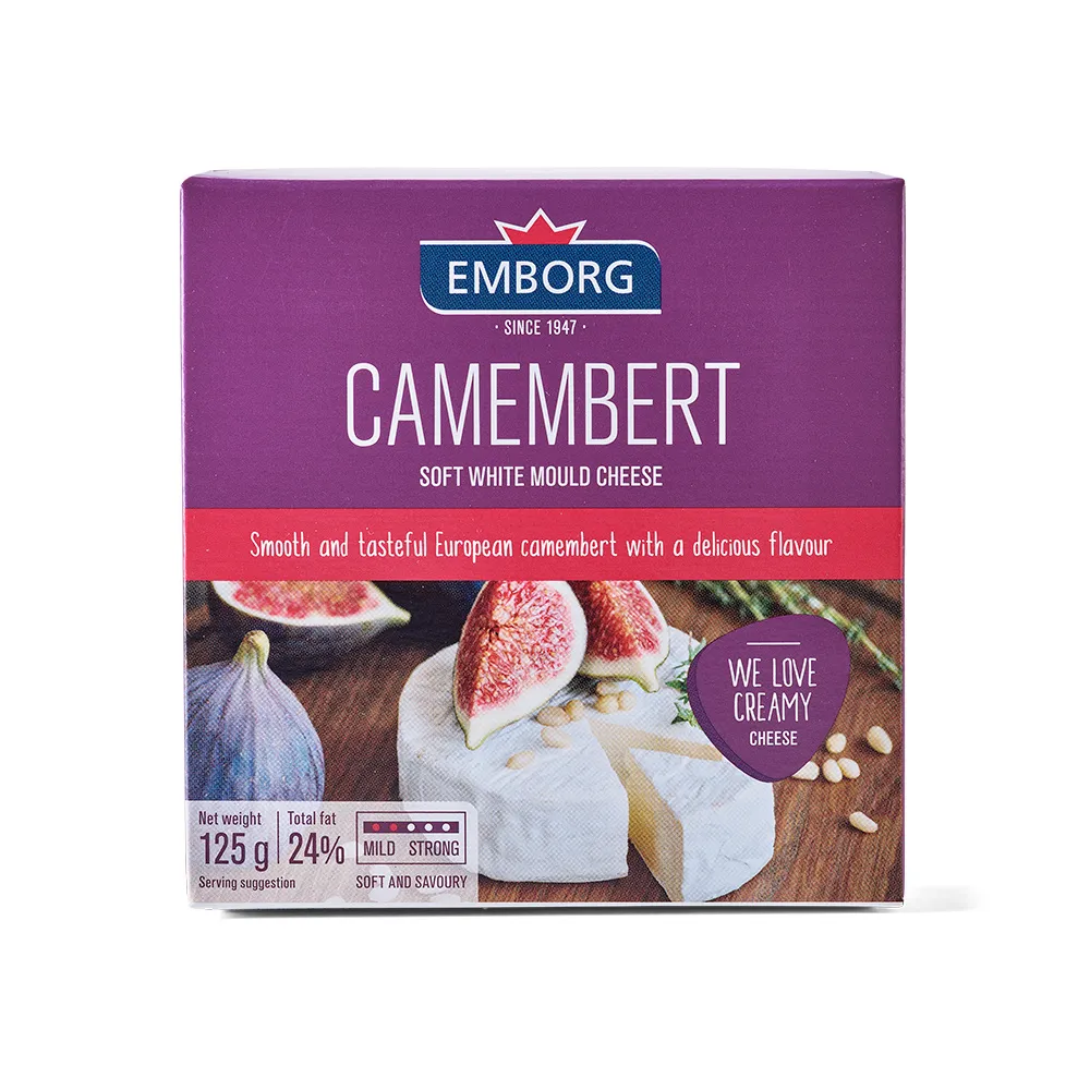 【Emborg安博格】丹麥 卡門貝爾乾酪 125g(CAMEMBERT 白黴起司 乳酪) - momo購物網 - 好評推薦