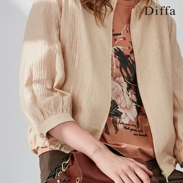 【Diffa】壓紋拉鍊外套-女 - momo購物網 - 好評推薦 -2023年11月