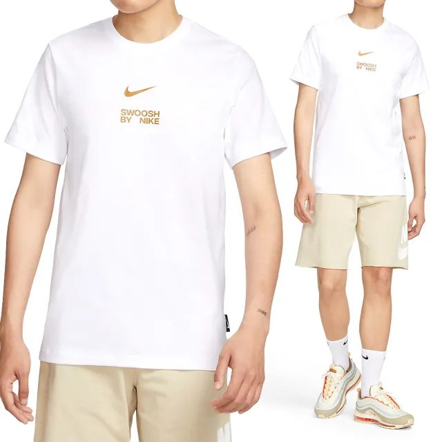 【NIKE 耐吉】NSW Tee Big Swoosh LBR 男款 白色 基本款 LOGO 運動 休閒 短袖 FD1245-100 ...