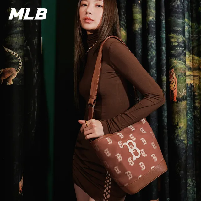 【MLB】托特包 水桶包 MONOGRAM系列 波士頓紅襪隊(3ABML023N-43BRS) - momo購物網 - 好評推薦 -2023年12月