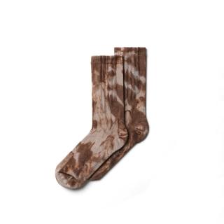 【NOZZLE QUIZ】後研 Spot Dye 中高筒 長襪 襪子 棕 斑磺 冰感紗 穿搭 休閒(CISRSX01YY)-momo購物網 ...