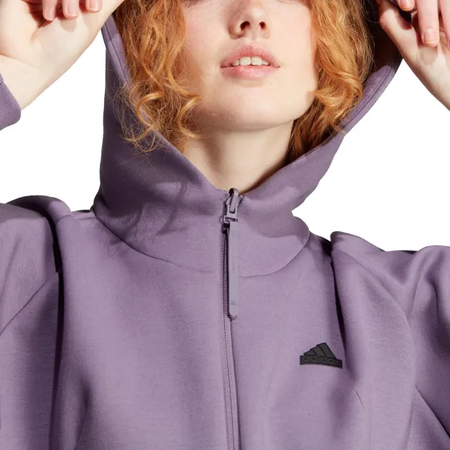 【adidas 愛迪達】連帽運動外套 W Z.N.E. FZ 女 - IN5132 - momo購物網 - 好評推薦 -2023年11月