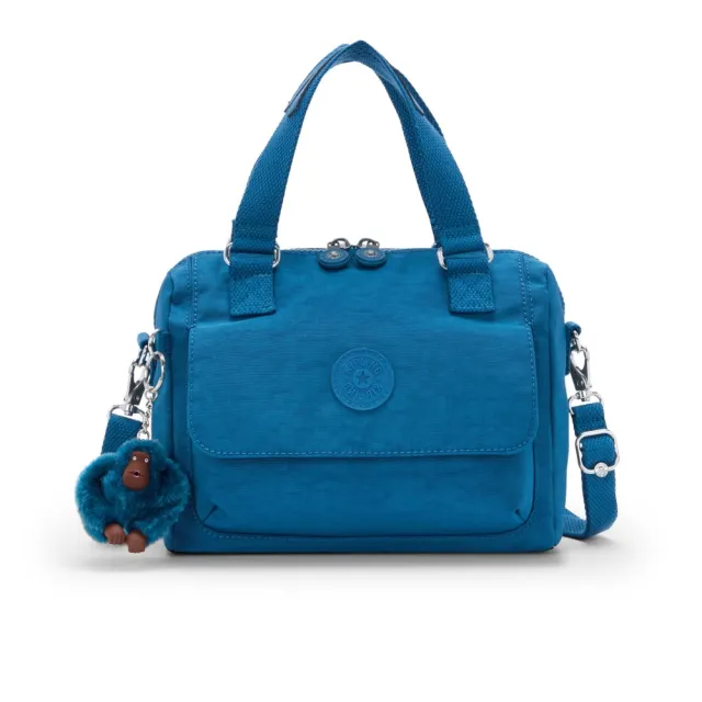 【KIPLING官方旗艦館】質感寶石藍翻蓋手提側背包-ZEVA - momo購物網 - 好評推薦 -2024年1月