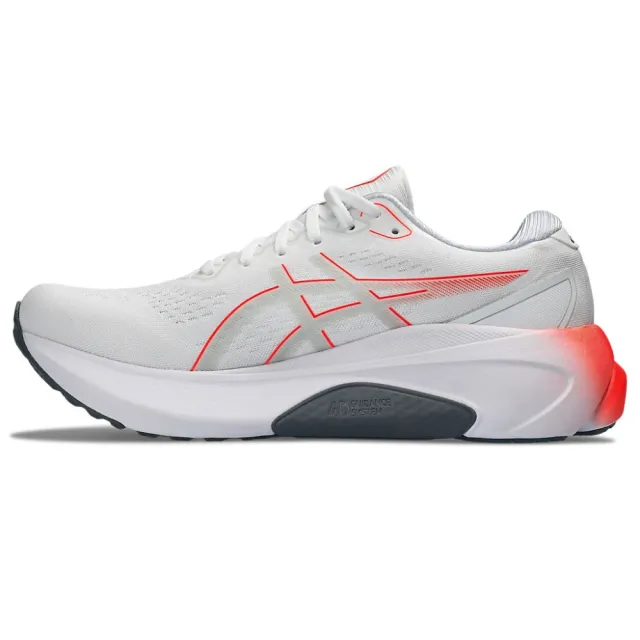 【asics 亞瑟士】慢跑鞋 男鞋 運動鞋 緩震 百年紀念系列 支撐 GEL-KAYANO 30 白紅 1011B548-102 - momo ...