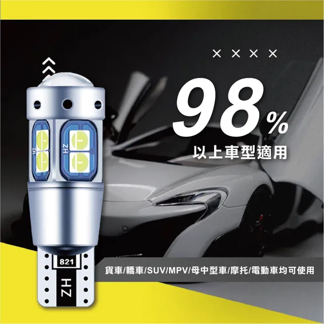 【NO SPOT】12V T10魚眼LED燈 X2入(燈泡 t10燈泡 車燈 汽車燈泡 爆閃警示小燈 車門燈 示寬燈 牌照燈) - momo購物網 - 好評推薦 -2024年3月