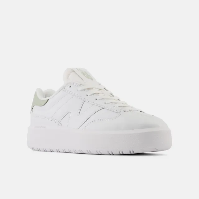 【NEW BALANCE】NB 302 復古運動鞋 女鞋 男鞋 休閒鞋 小白鞋 厚底 增高 白綠色 皮革(CT302CLC-D) - momo ...