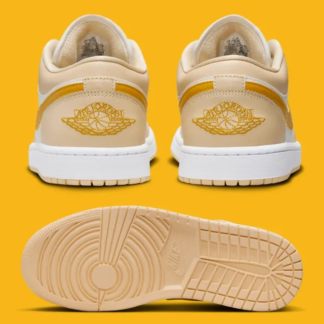 【NIKE 耐吉】休閒鞋 AIR JORDAN 1 LOW W TEAM GOLD 黃油 女款 DC0774-170 - momo購物網 ...