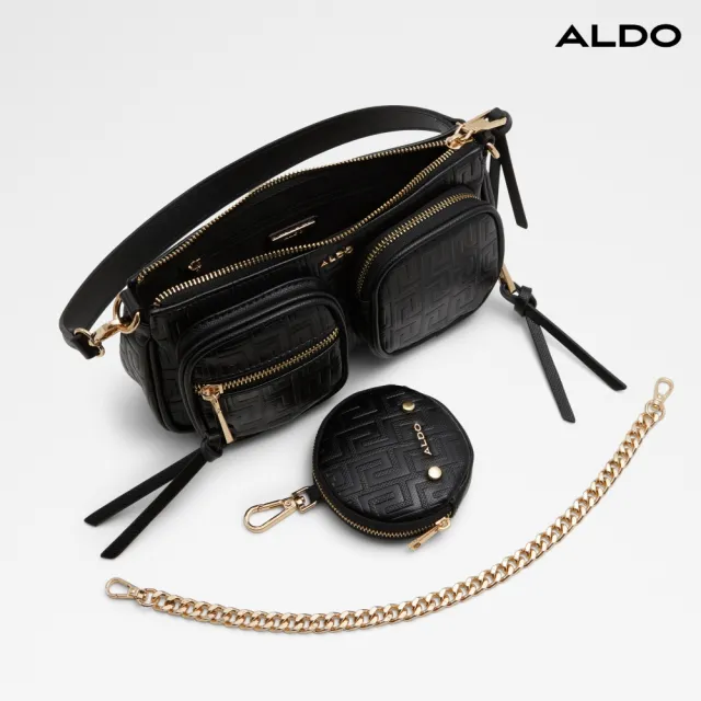 【ALDO】EVERYDAY-時尚多功能肩背包-女包(黑色) - momo購物網 - 好評推薦 -2024年4月