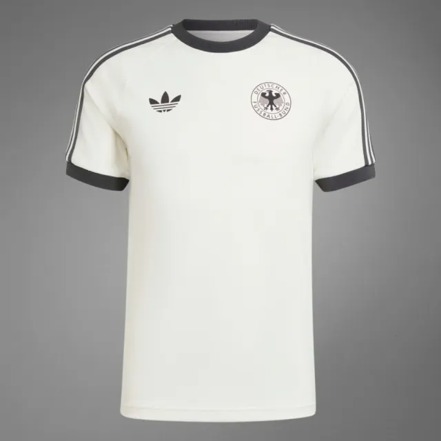 【adidas 愛迪達】上衣 男款 短袖上衣 運動 三葉草 DFB OG 3S TEE 米白 IU2102 - momo購物網 - 好評推薦 ...