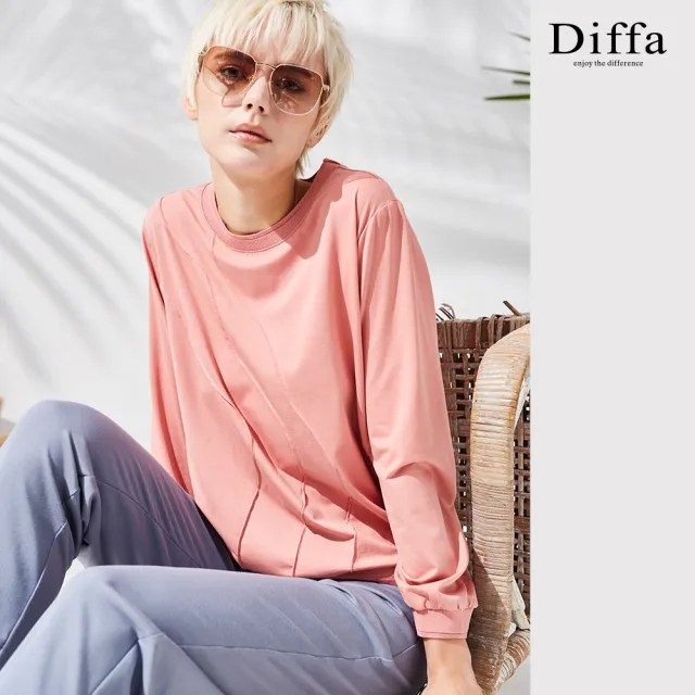 【Diffa】腰部彈性織帶設計針織長褲-女 - momo購物網 - 好評推薦 -2024年9月