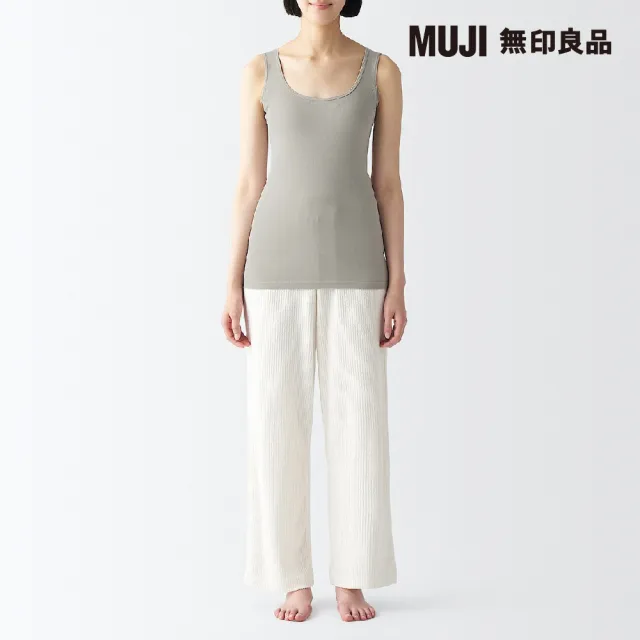 【MUJI 無印良品】女清爽舒適棉質附吸汗墊片坦克背心(共4色) - momo購物網 - 好評推薦 -2024年4月