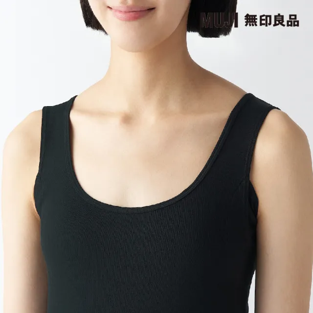 【MUJI 無印良品】女清爽舒適棉質附吸汗墊片坦克背心(共4色) - momo購物網 - 好評推薦 -2024年4月