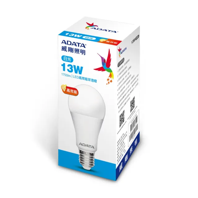【ADATA 威剛】13W LED 高效能燈泡(單入) - momo購物網 - 好評推薦 -2024年3月