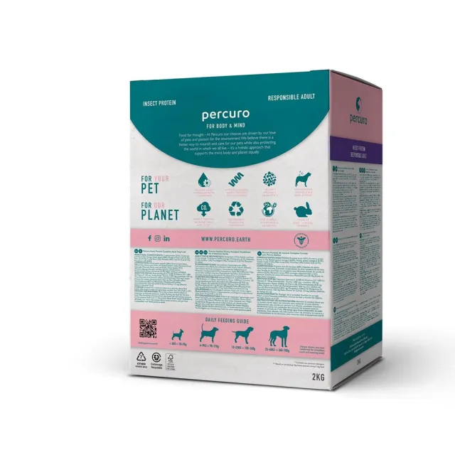 【PERCURO】中大型成犬飼料-2KG(新型態昆蟲蛋白) - momo購物網 - 好評推薦 -2024年4月