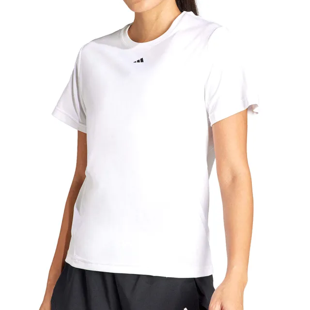 【adidas 愛迪達】Adidas WTR D4T T 女款 白色 圓領 柔軟 有彈性 吸濕排汗上衣 短袖 IT7419 - momo購物網 ...