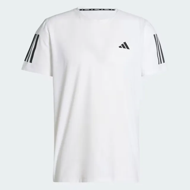 【adidas 愛迪達】OWN THE RUN 短袖上衣(IK7436 男款 運動上衣 專業訓練 吸濕排汗 白) - momo購物網 - 好評 ...