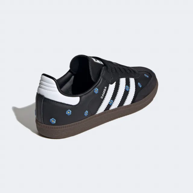 【adidas 愛迪達】SAMBA OG 運動休閒鞋(IF4397 女鞋 ORIGINALS經典休閒鞋 經典黑x藍繡花) - momo購物網 ...