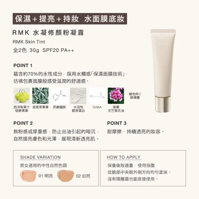 【RMK】水凝修顏粉凝露 30g(多色任選_加贈防護乳3入) - momo購物網 - 好評推薦 -2024年11月