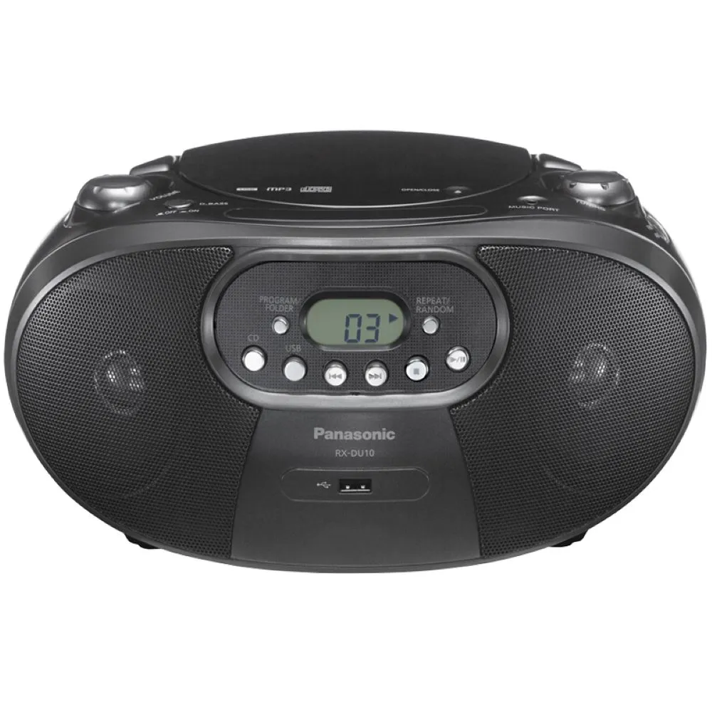 【Panasonic 國際牌】MP3/USB手提音響RX-DU10(黑色款) - momo購物網 - 好評推薦 -2026年5月